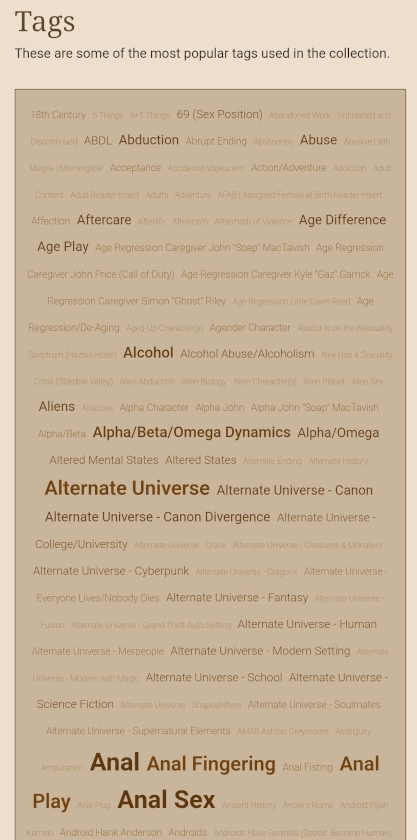 Sepia (Ellipsus) AO3 Site Skin - Geekly - Multifandom [Archive of Our Own]